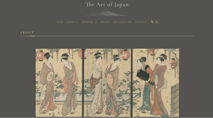 ArtCloud Website Examples